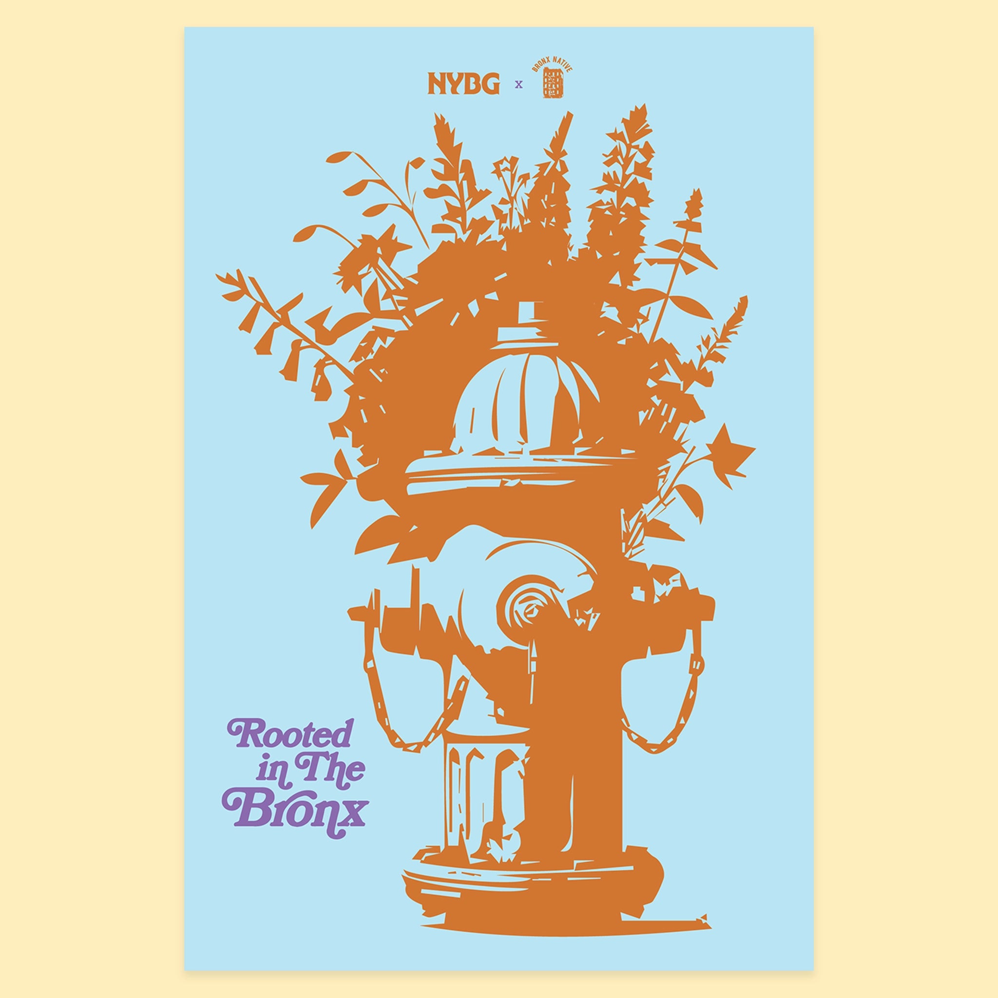 Bronx Native x NYBG Fire Hydrant Poster – NYBG SHOP